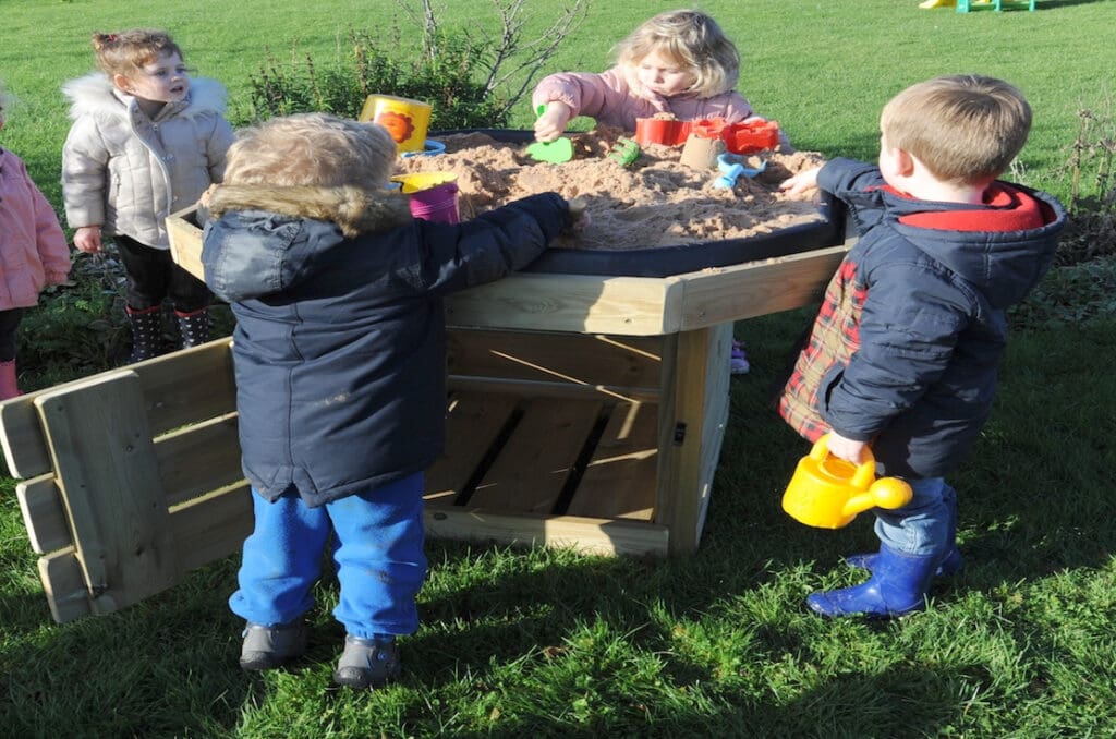 Sand Pit with Sliding Lids - Sovereign Play