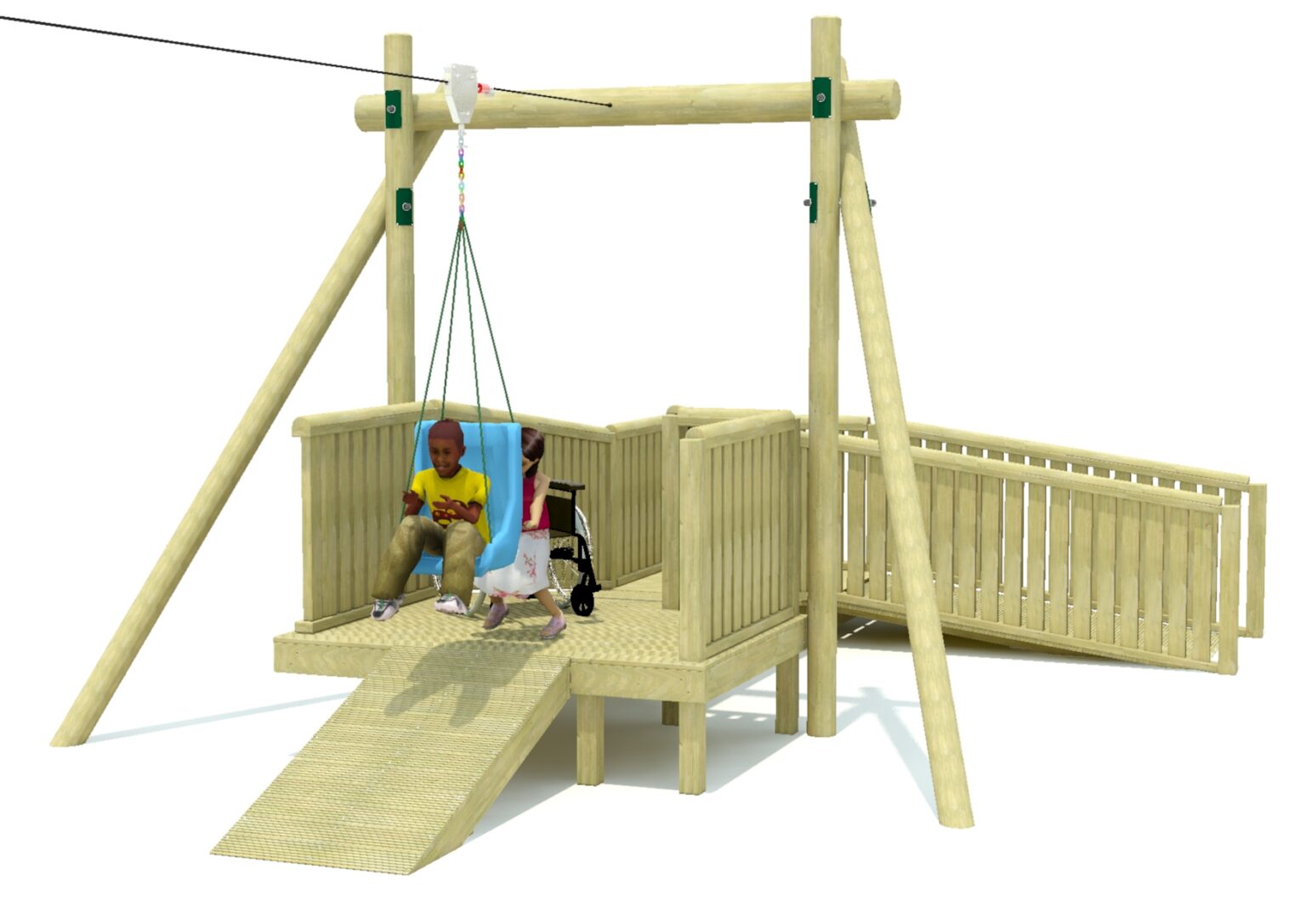 Inclusive Zip Wire - Sovereign Play