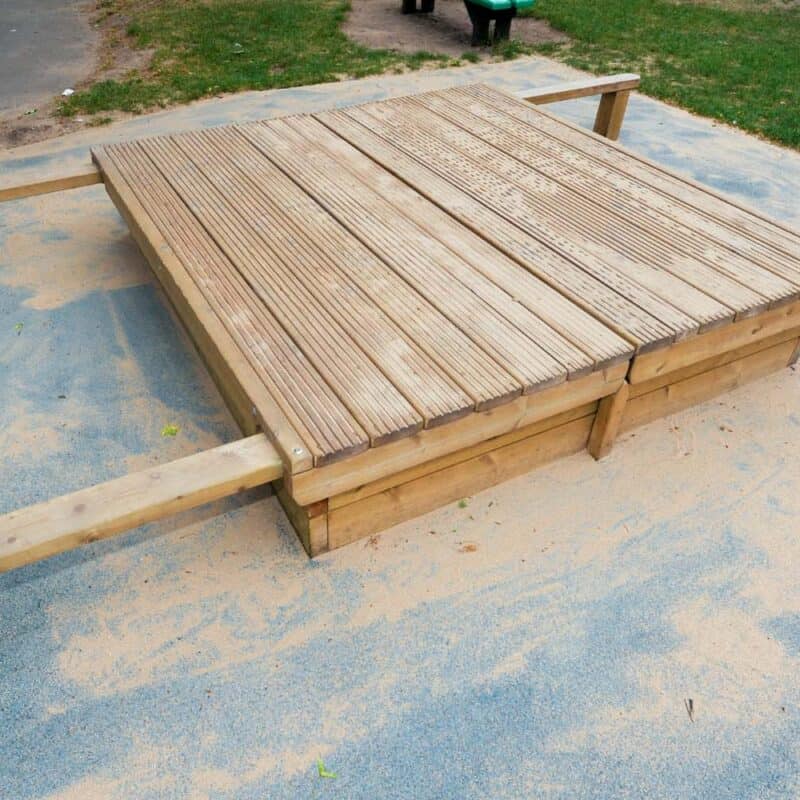 Sand Pit with Sliding Lids - Sovereign Play